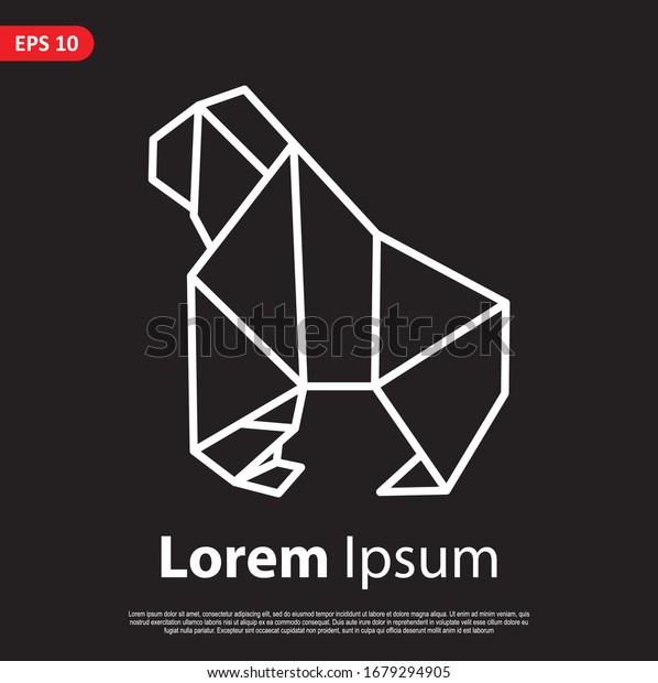 Geometric Animal Logo Simple Modern Icon Stock Vector (Royalty Free ...