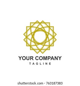 Geometric Arabic Beauty Saloon Ornament Logo Stock Vector (Royalty Free ...