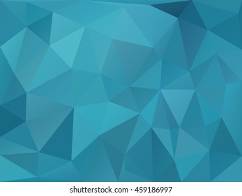 Geometric Background Blue Color Abstract Polygonal Stock Vector ...