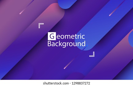 Geometric Background Website Landing Page Wallpaper Stock Vector ...