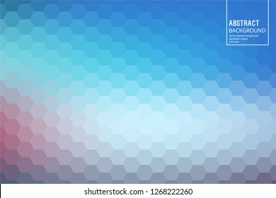 Geometric Blue Background Octagon Posters Start Stock Vector (Royalty ...