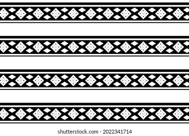Geometric Border Fabric Print Border Tile Stock Vector (Royalty Free ...