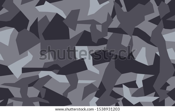 Geometric Camouflage Seamless Pattern Abstract Modern Stock Vector ...