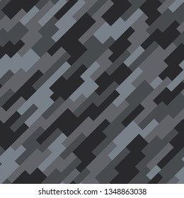Geometric Camouflage Texture Seamless Pattern Abstract Stock Vector ...