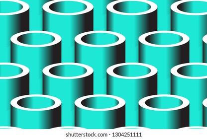Geometric Cylinders Background Stock Vector (Royalty Free) 1304251111 ...