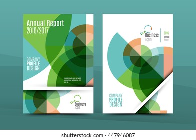 Geometric Design A4 Size Cover Print Stock Vector (Royalty Free ...