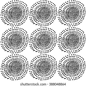 Geometric Dot Pattern : image vectorielle de stock (libre de droits ...