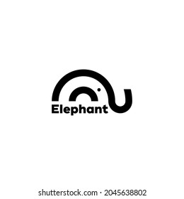 Geometric Elephant Logo Design Icon Vector Stock Vector (Royalty Free ...