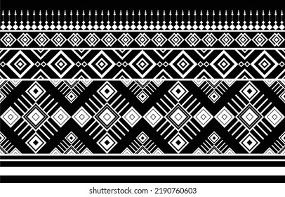 Geometric Fabric Pattern Traditional Concept Use Stock Vector (Royalty ...
