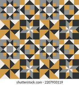 Geometric Floor Tile Seamless Vector Illustration Stock Vector (Royalty ...