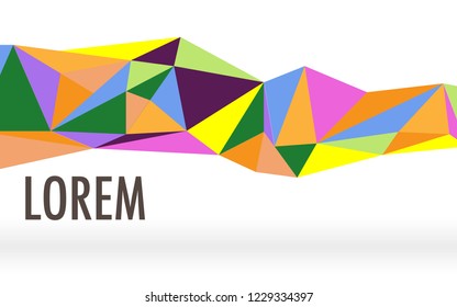 Geometric Graphic Freestyle Background Wallpaper Many Stock Vector ...