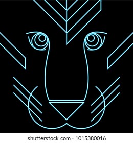 3,215 Tiger Face Geometric Images, Stock Photos & Vectors | Shutterstock