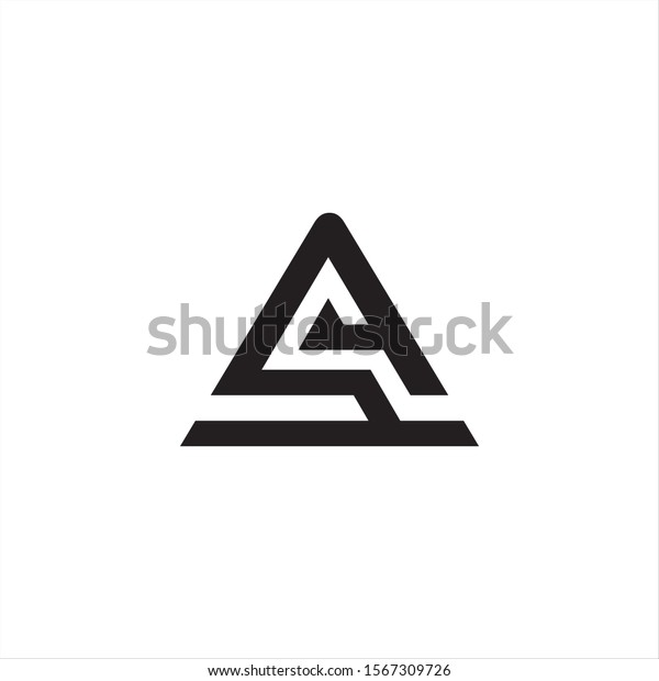 Geometric Initial Sa Letter Logo Vector Stock Vector (Royalty Free ...