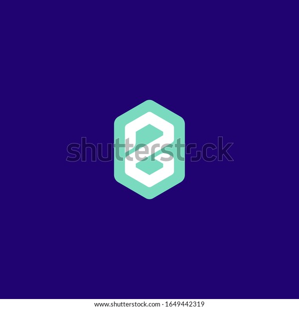 Geometric Letter B Within Hexagon Logo Stock Vector (Royalty Free ...