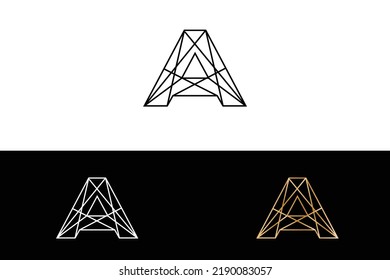 Geometric Letter Logo Design Stock Vector (Royalty Free) 2190083057 ...