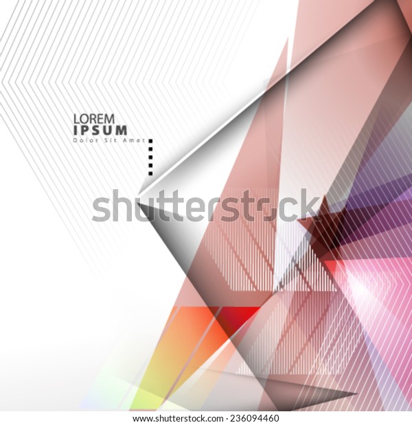 Geometric Lines Shapes Design Background: เวกเตอร์สต็อก (ปลอดค่า ...