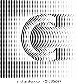4,180 Optical illusion letter Stock Illustrations, Images & Vectors ...