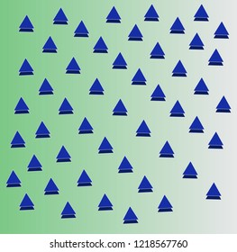 Geometric Pattern Blue Color Form Triangle Stock Vector (Royalty Free ...