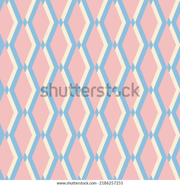 Geometric Pattern Design Pastel Colors Design Stock Vector (Royalty ...
