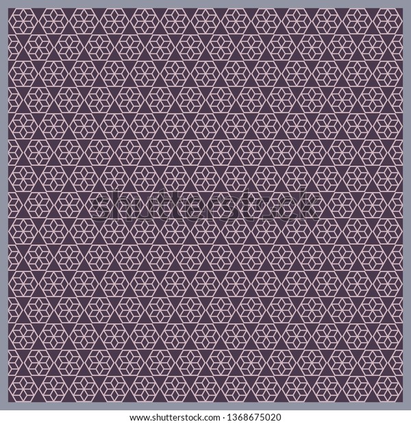 Geometric Pattern Motif Hijab Fabric Textile Stock Vector (Royalty Free ...