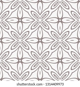 Geometric Pattern Seamless Texture Grey Color Stock Vector (Royalty ...