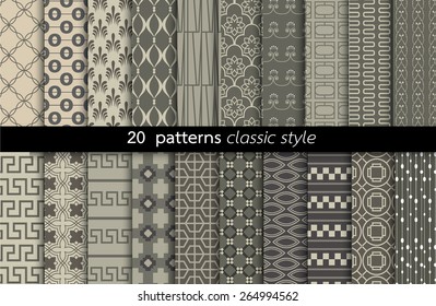 Geometric Patterns Pattern Swatches Included Illustrator: vector de ...