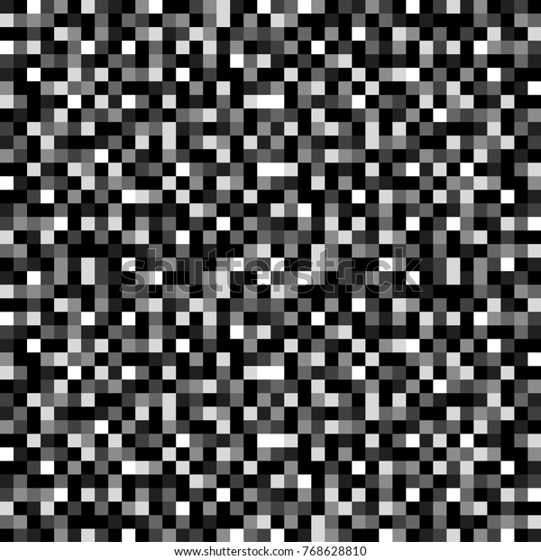 Geometric Pixel Tv Screen Noise Card Stock Vector (Royalty Free ...