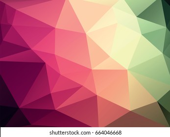 Geometric Red Green Texture Background Stock Vector (Royalty Free ...