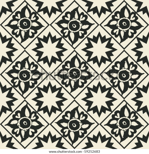 Geometric Repeating Wallpaper Vector Image Stock Vector (Royalty Free ...