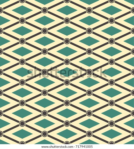 Geometric Retro Vintage Parallelogram Tile Background Stock Vector ...