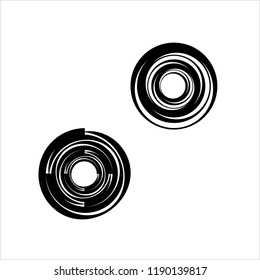 Geometric Shape Circle Pinwheel Line Art Stock Vector (Royalty Free ...