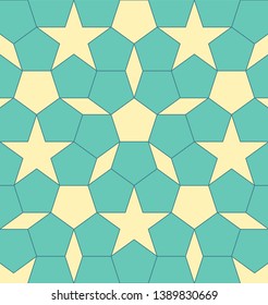 Geometric Shape Pentagon Rhombus Stars Abstract Stock Vector (Royalty ...