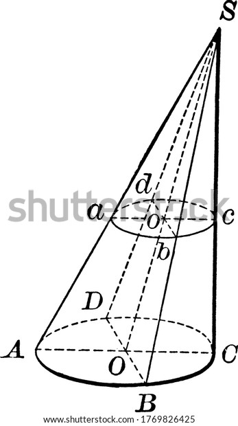 Geometric Shape That Tapers Smoothly Circular Stock Vector (Royalty ...