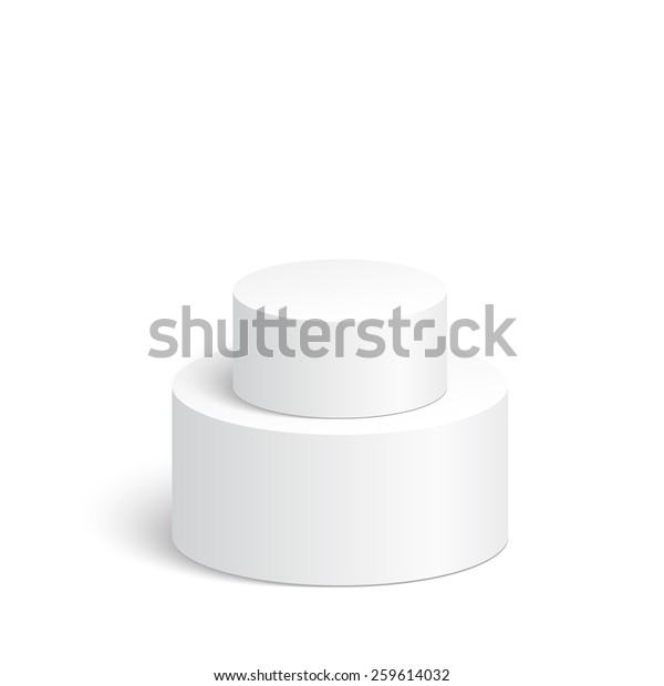 Geometric Shapes 3d Cylinder Platform Podium 스톡 벡터(로열티 프리) 259614032 ...