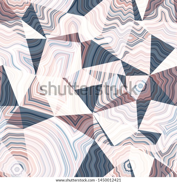 Geometric Shapes Mashed Infinite Agate Geode Stock Vector (Royalty Free ...
