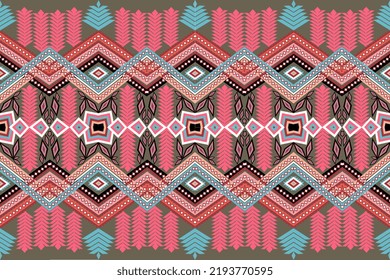 Geometric Shapes Vector Illustration Colors Indigenous Stock Vector ...