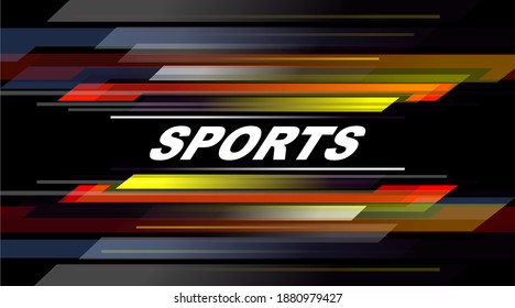Geometric Sport Background Free Vector Stock Vector (Royalty Free ...