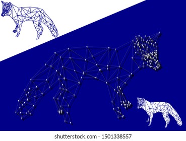 Geometric String Art Vector Design Stock Vector (Royalty Free ...
