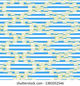 Geometric Stripes Blue Pattern Background Wallpaper Stock Vector ...