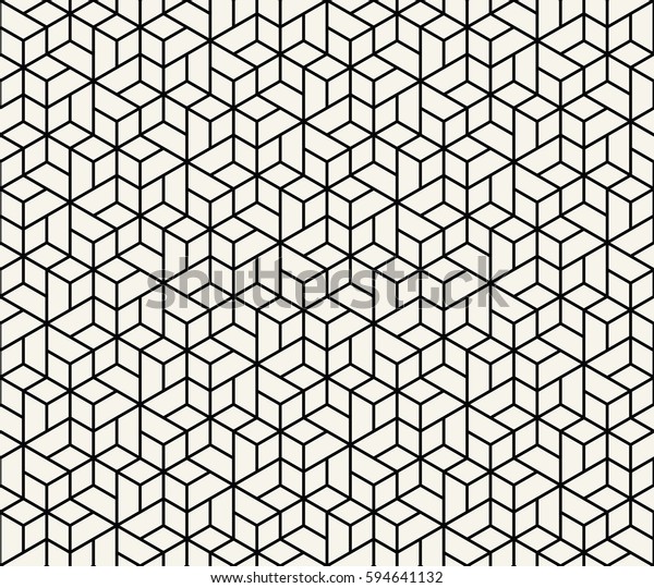 Geometric Tile Grid Graphic Seamless Pattern Stock Vector (Royalty Free ...