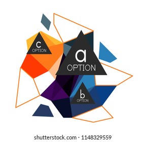 Penta Shape 5d Concept Infographic Stock Vector (Royalty Free ...