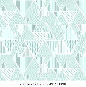 Geometric Triangle Pattern Polka Dot Triangle Stock Vector (Royalty ...
