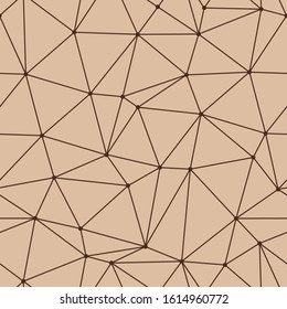 Geometric Triangle Print Beige Brown Seamless Stock Vector (Royalty Free) 1614960772 | Shutterstock