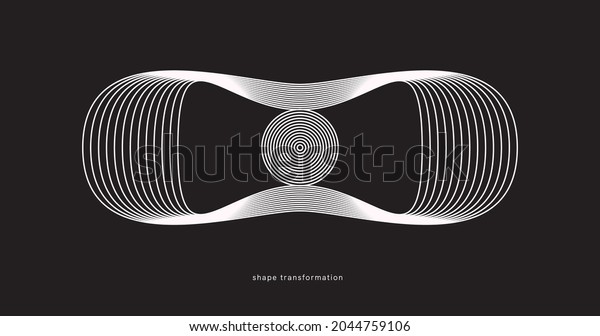 Geometric Vector Shape Figure Isolated On Stock Vector (Royalty Free ...