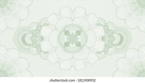 Geometric Watermark Banknotes Illustration Complex Design Stock Vector ...
