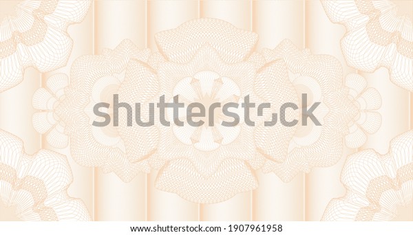 Geometric Watermark Banknotes Intense Illustration Complex Stock Vector ...