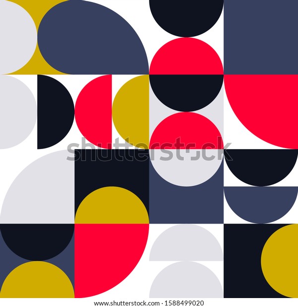 Geometrical Artwork Simple Shape Figure Stock Vector (Royalty Free ...