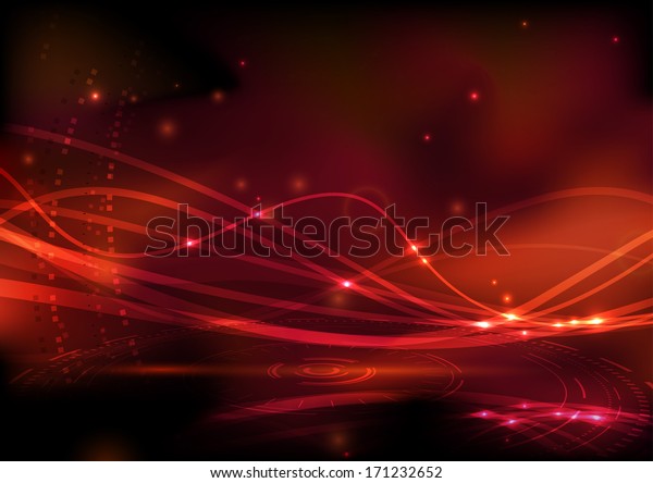 Geometrical Swooshed Background Template Vector Illustration Stock ...