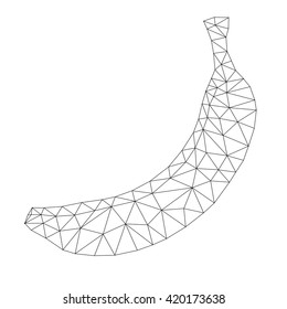 Geometrical Triangles Banana Stock Vector (Royalty Free) 420173638 ...