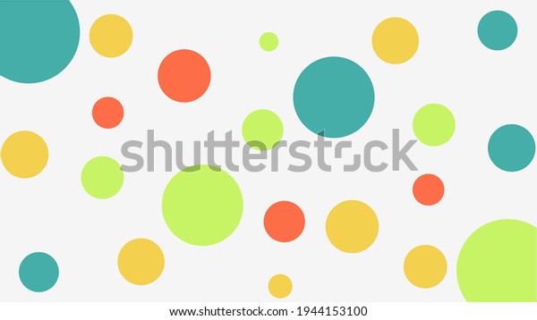 Geometry Background Shaped Circle Square Triangles Stock Vector ...